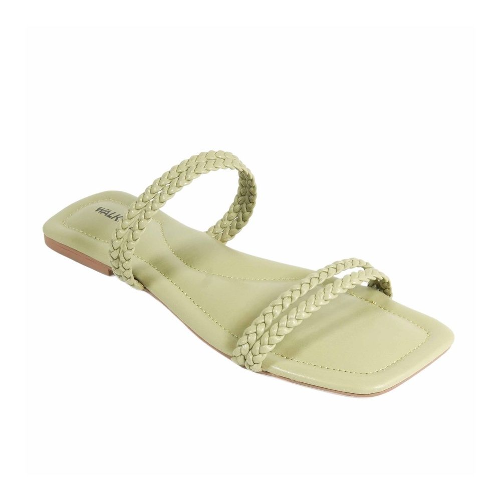 Walkeaze Women Formal Slippers, Green, 40196S