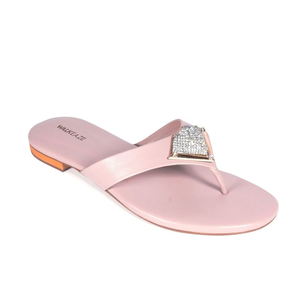 Walkeaze Women Formal Slippers, Pink, 40763S