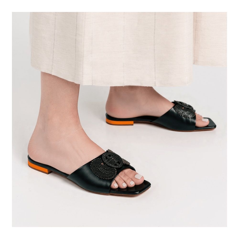 Walkeaze Women Formal Slippers, Black, 40917S