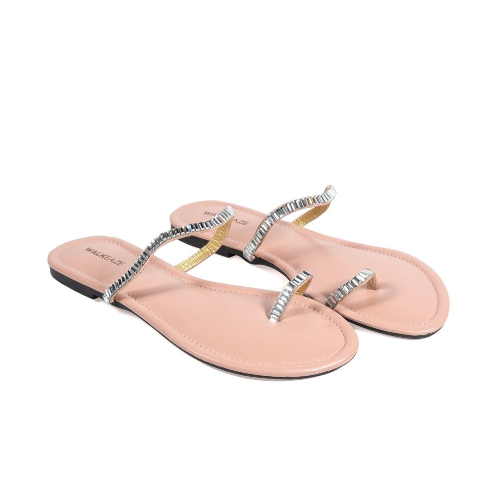 Walkeaze Women Formal Slippers, Pink, 41028S