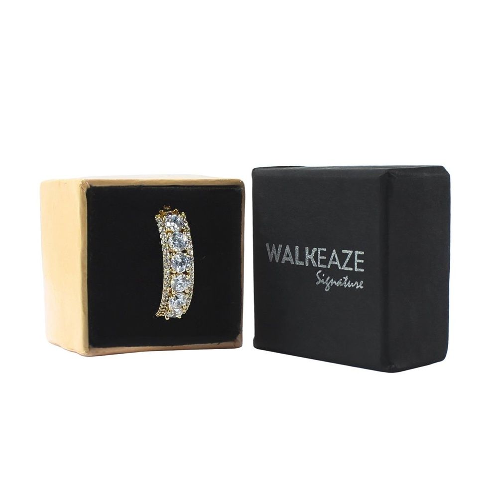 Walkeaze Women Ring Jewelry - 003057j, Golden