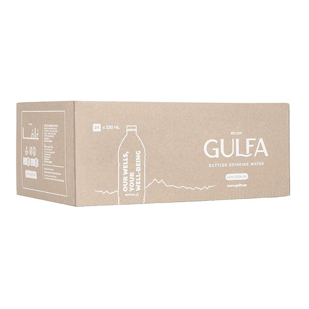 Buy Gulfa Bottled Drinking Water, Low Sodium, 330ml Each, 24-Pack ...