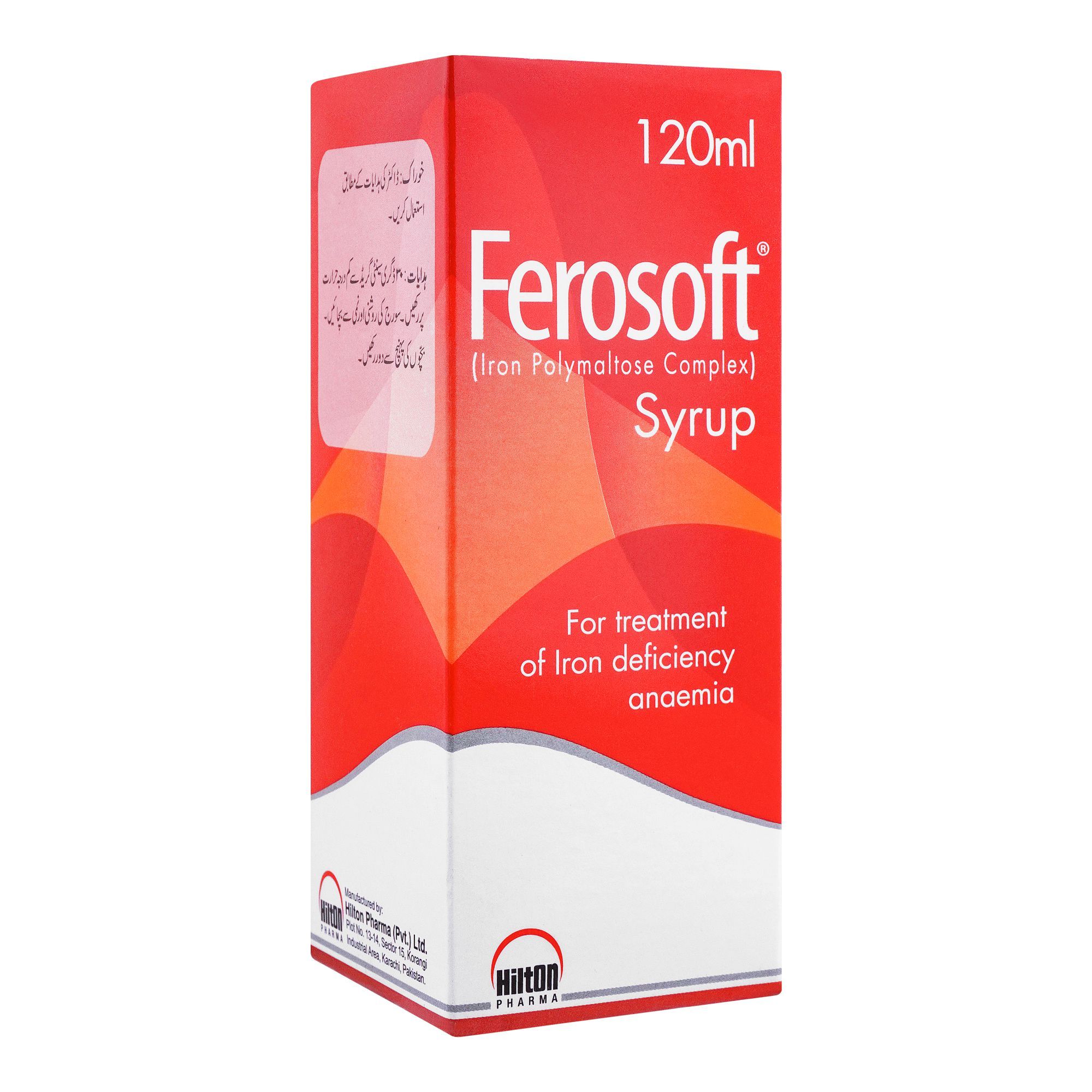 Purchase Hilton Pharma Ferosoft Syrup, For Treatment Of Iron Deficiency ...