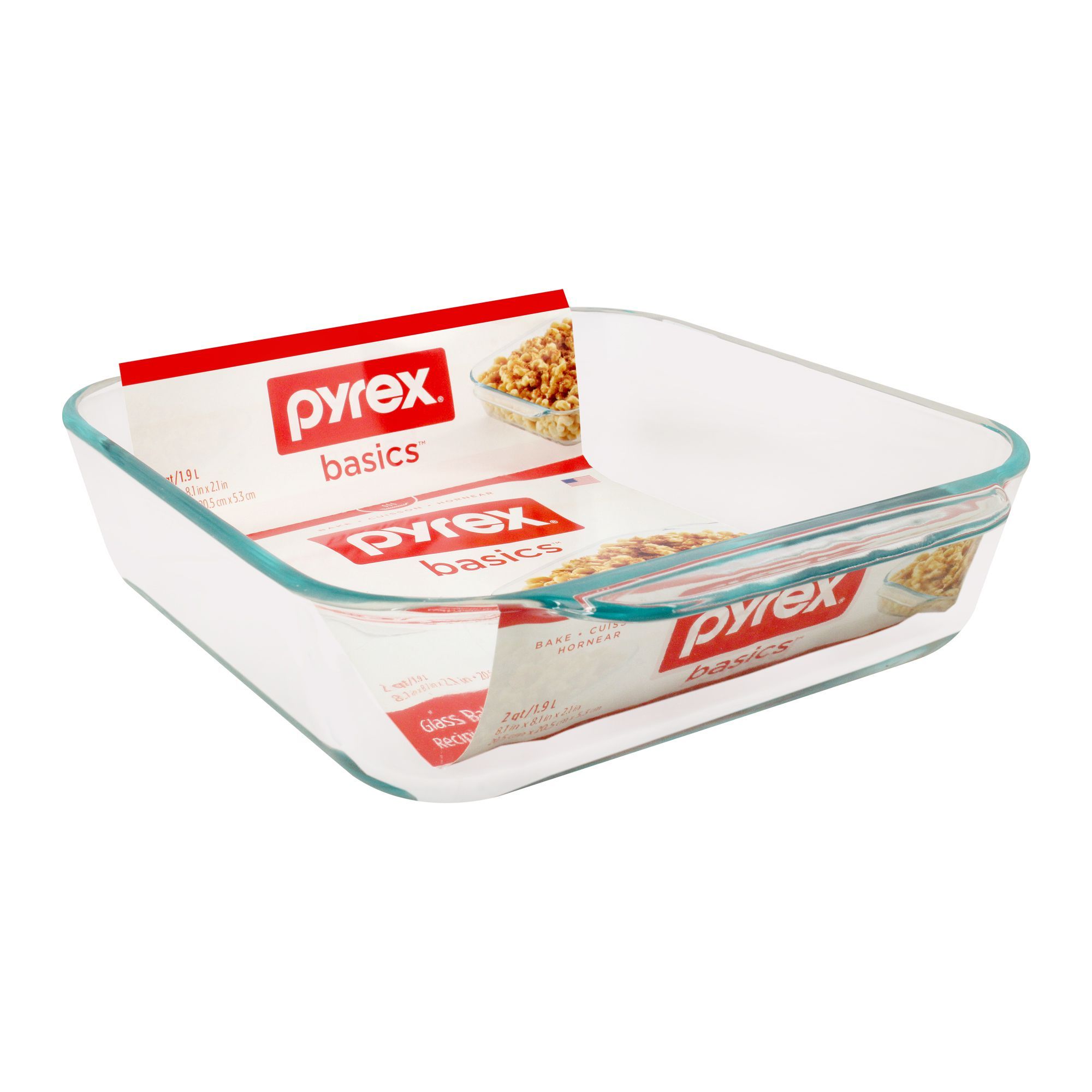 Order Pyrex Square Baking Dish, 1.9L, 8 Inches, 20cm, 1105395 Online at ...