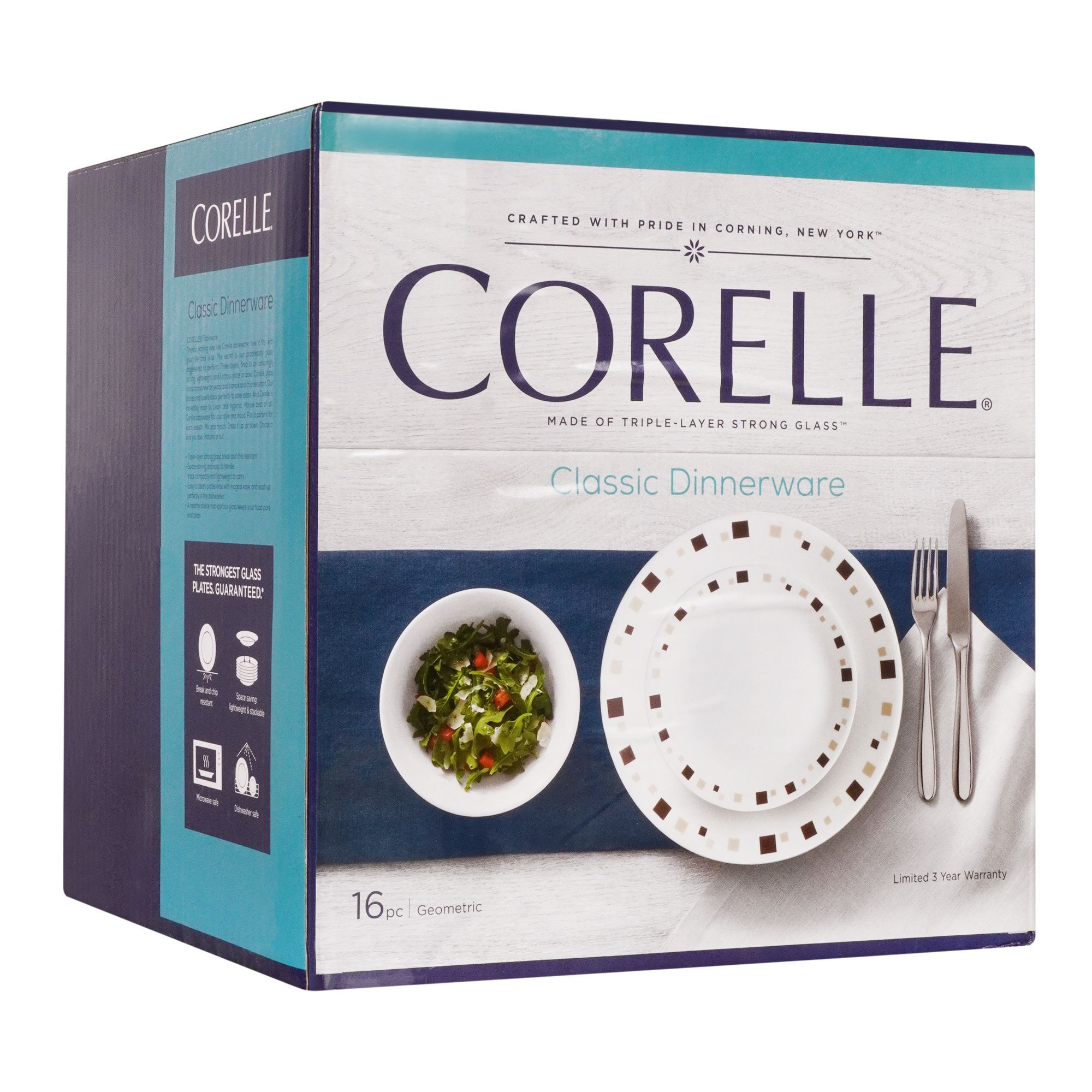 Order Corelle Livingware Breakfast Set, Geometric, 16 Piece, 16-GM-PH ...