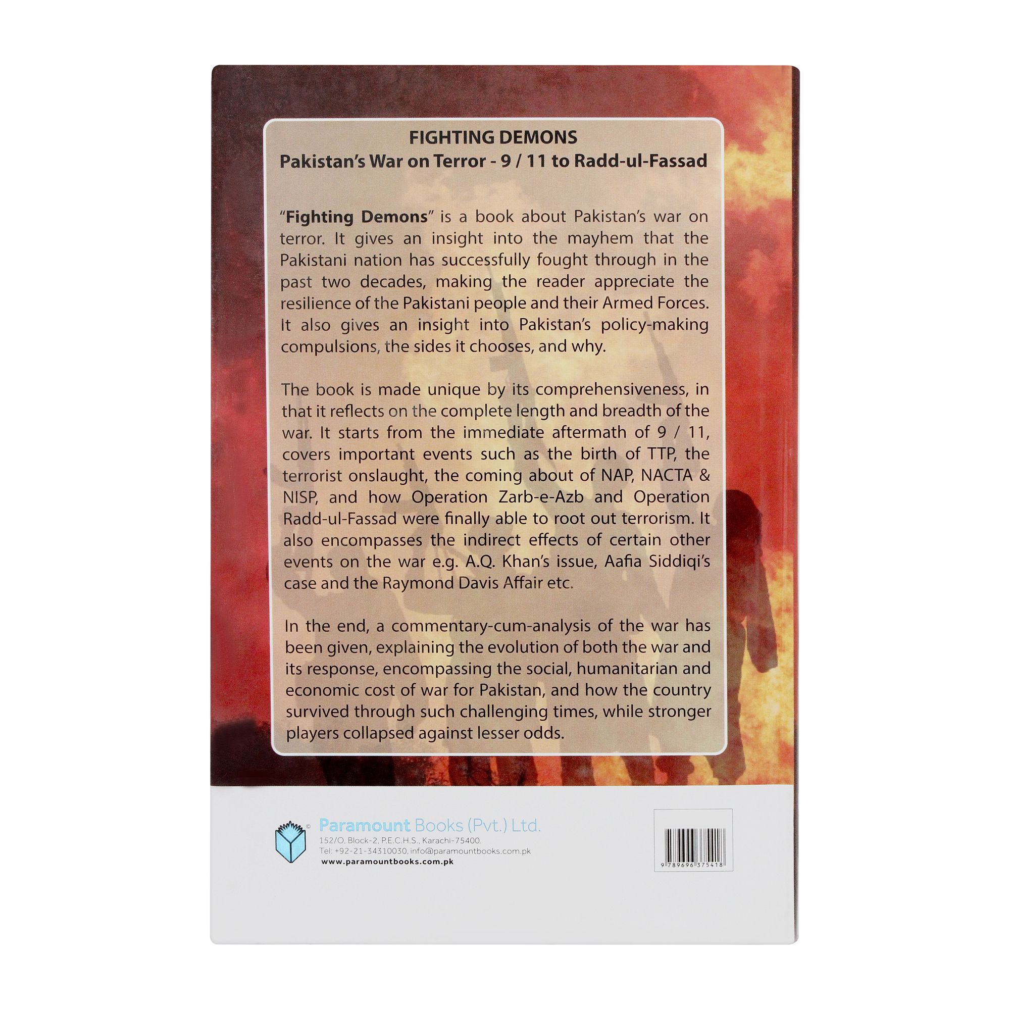 Buy Fighting Demons, Pakistan's War On Terror 9/11 To Radd-Ul-Fassad ...
