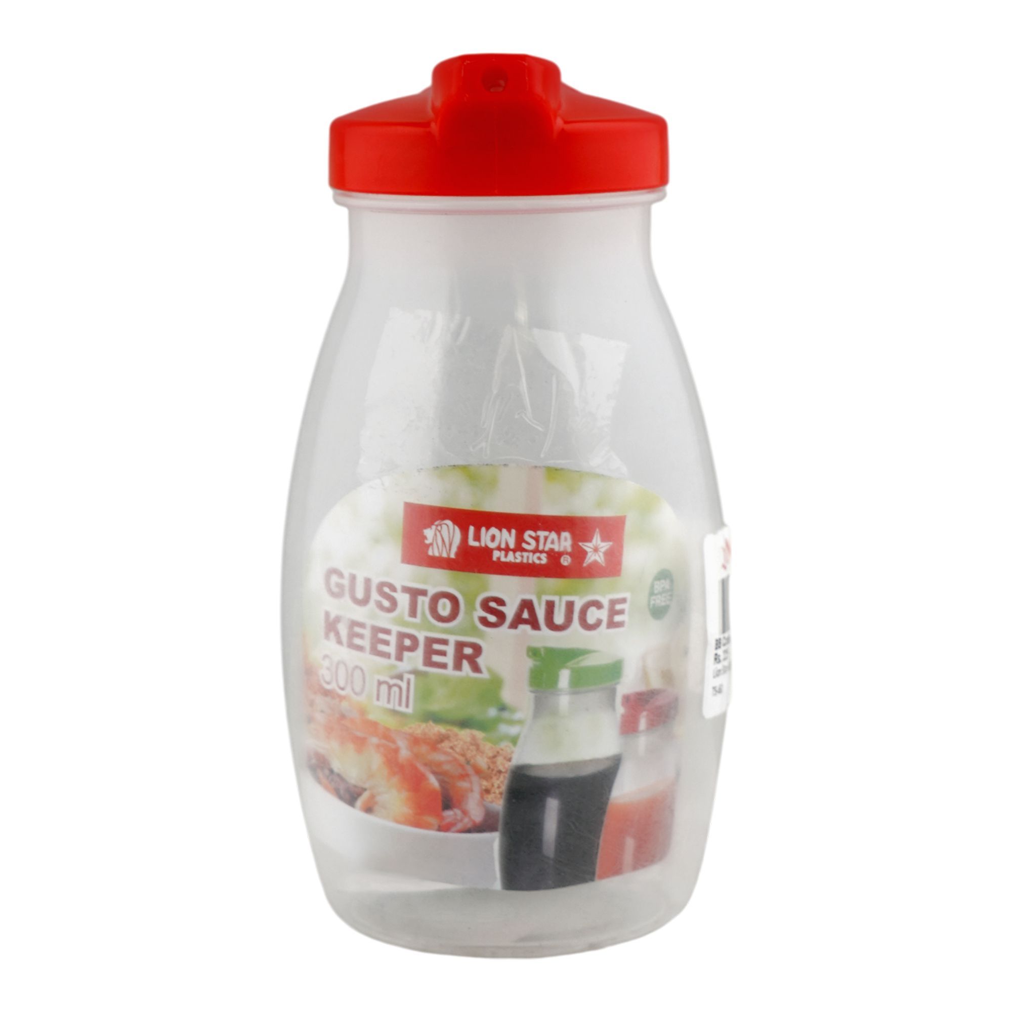 Lion Star Gusto Sauce Keeper, BPA Free, 300ml, Red, TS-60