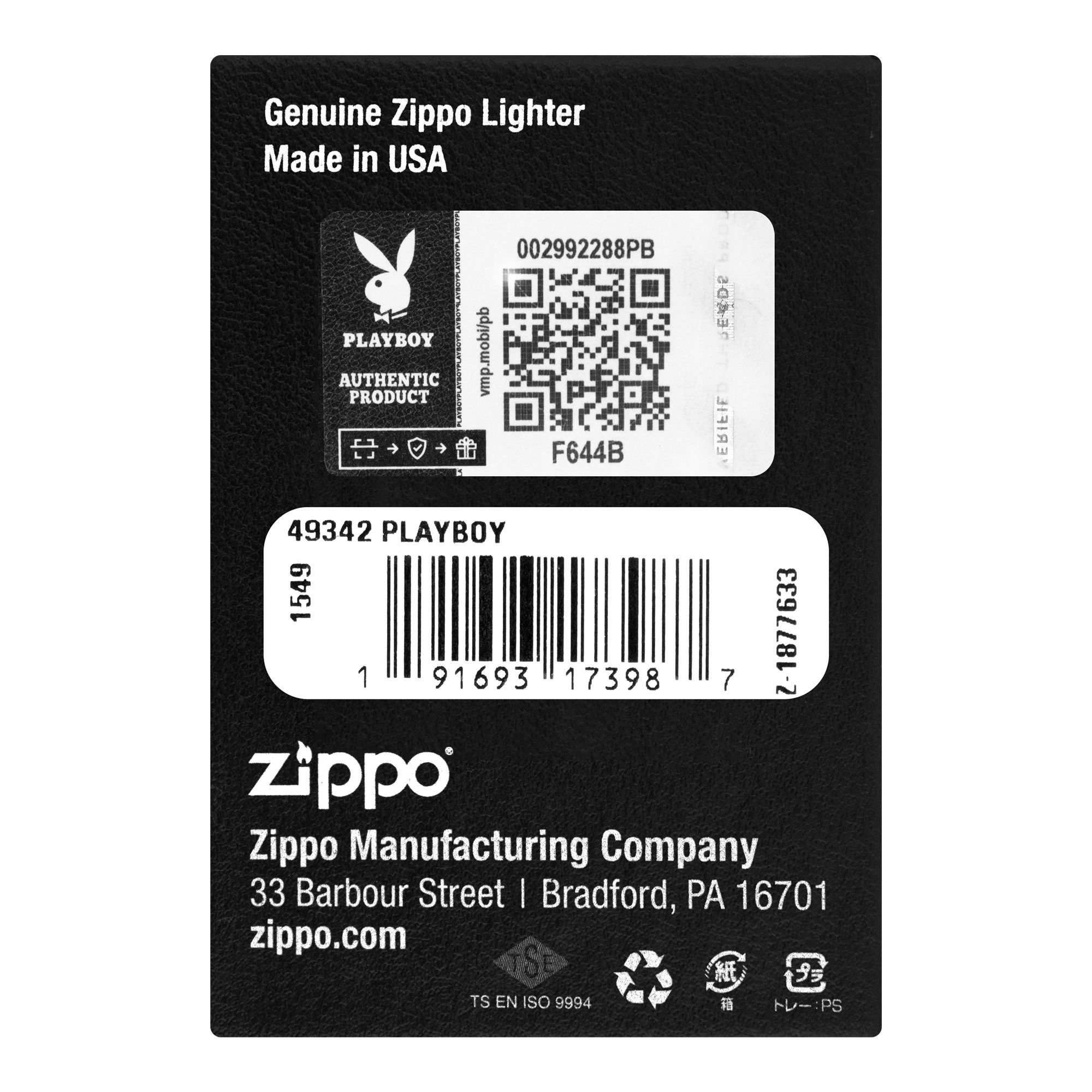 Purchase Zippo Lighter, Playboy, 49342 Online at Best Price in Pakistan - Naheed.pk