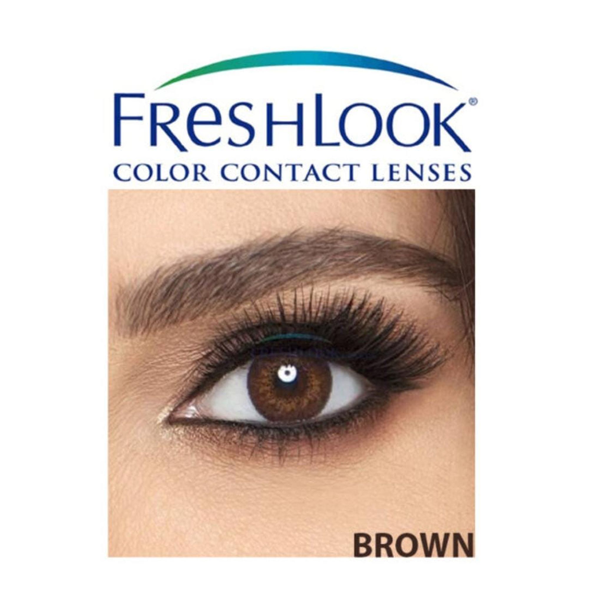 Buy Fresh Look Contact Lenses, Zero Power, Brown Online at Best Price ...