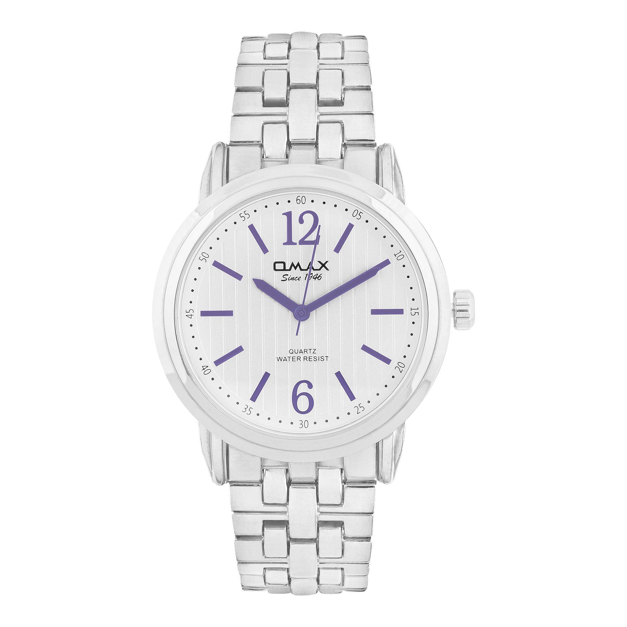Purchase Omax Women's White Round Dial With Bracelet Analog Watch ...
