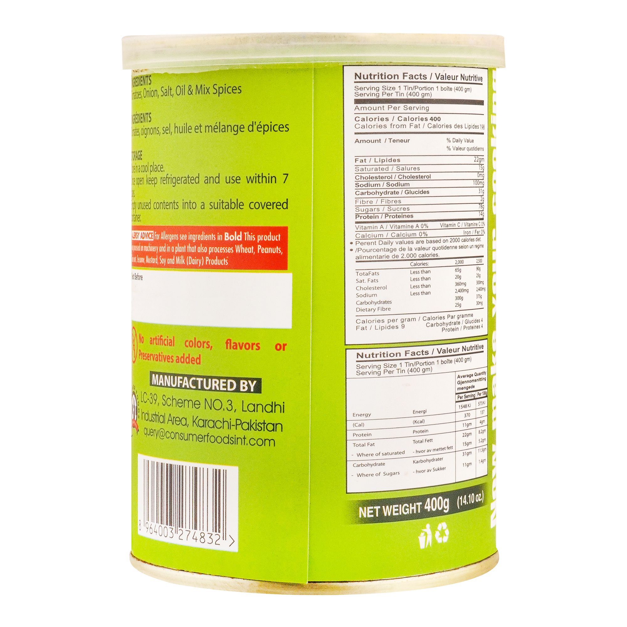 Buy Country Fresh Tomato Onion Paste, 400g Online at Special Price in ...