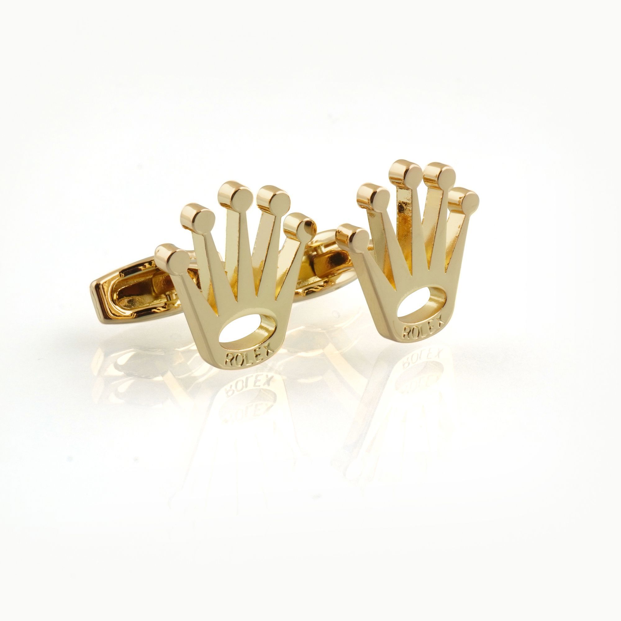 Purchase RLX Cufflinks For Men, Golden, C-03 Online at Special Price in ...