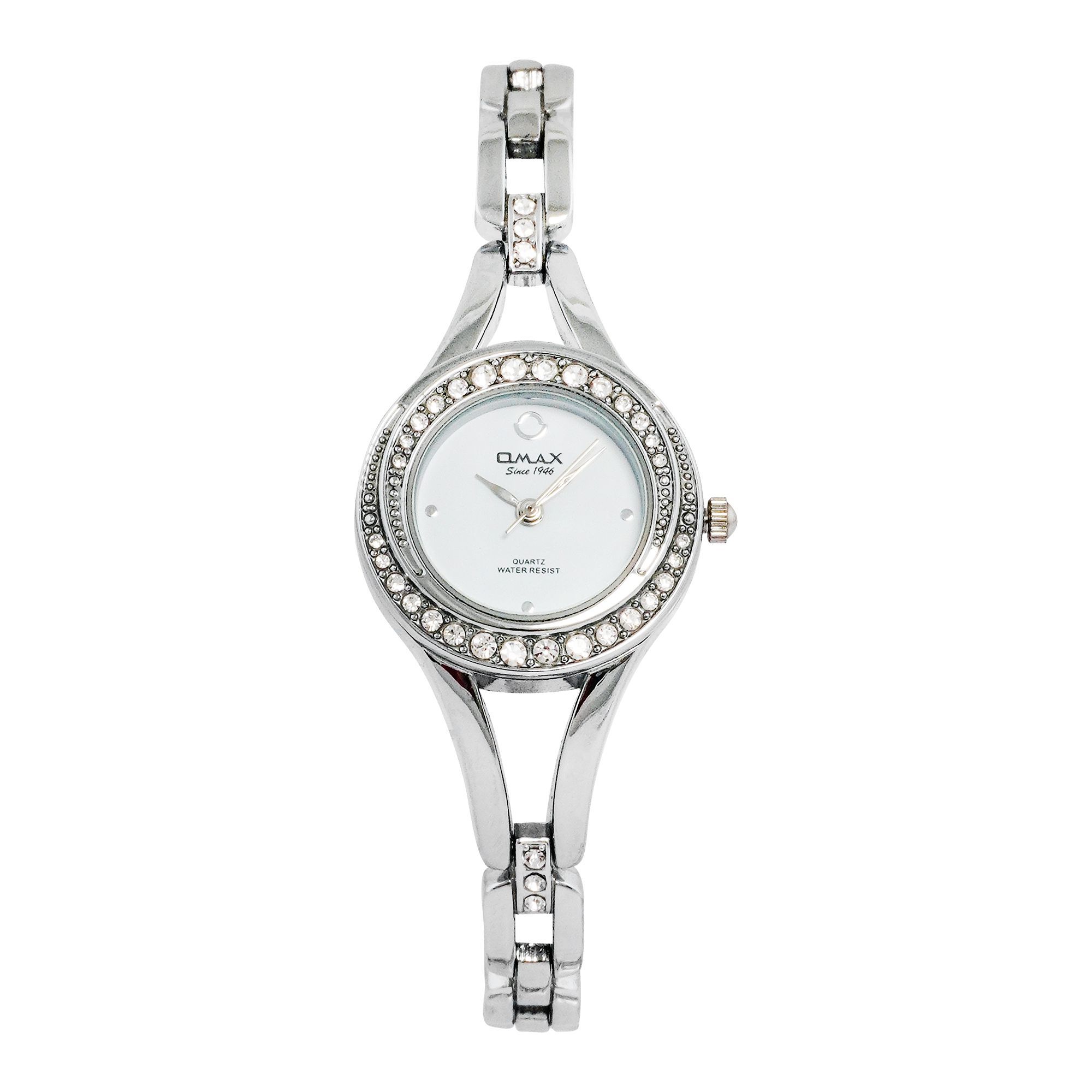 Order Omax Women's Designed Chrome Round Dial & Bracelet Analog Watch ...