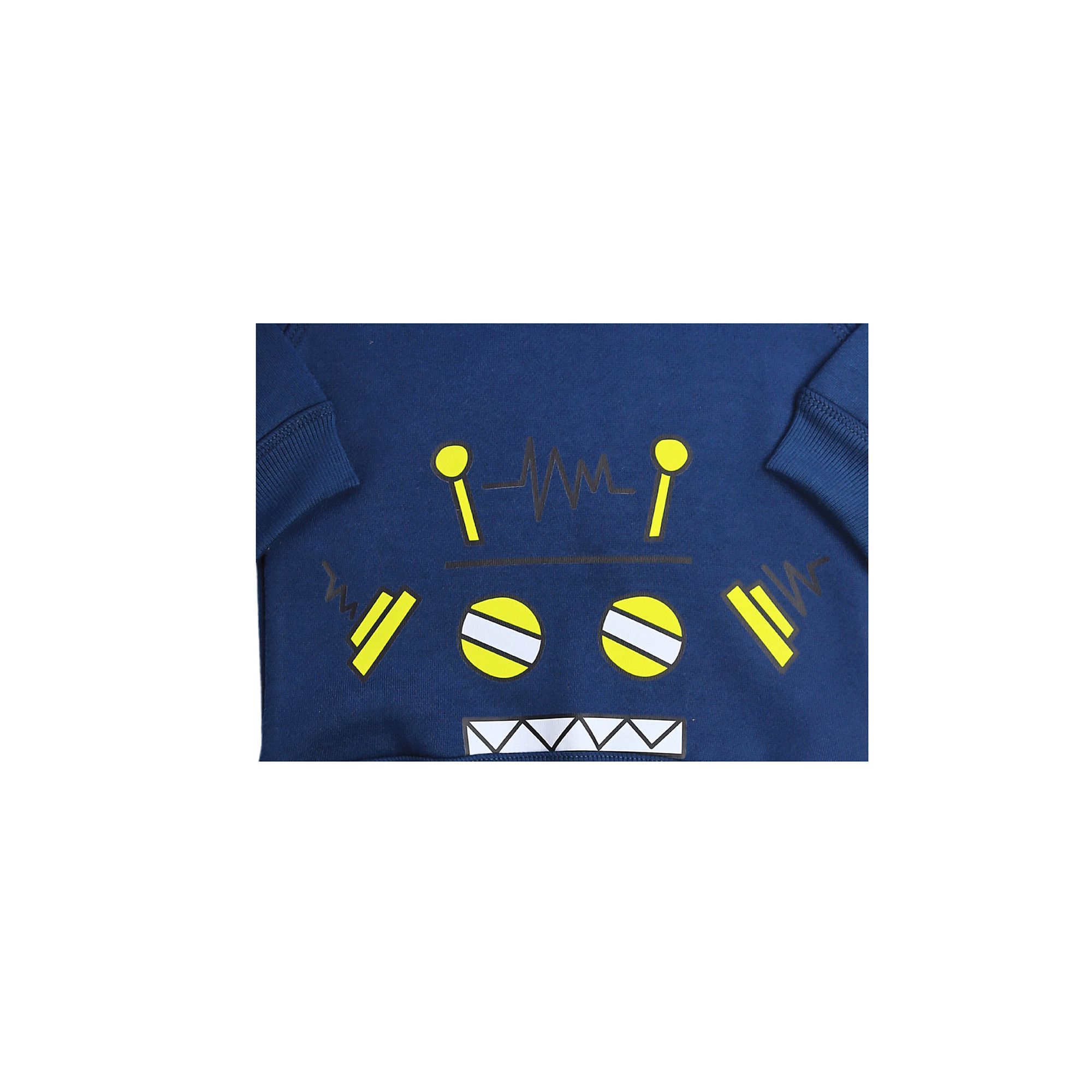 Buy The Nest Robots Hoodie Kangaroo Pocket, Blue, 10330 Online at ...