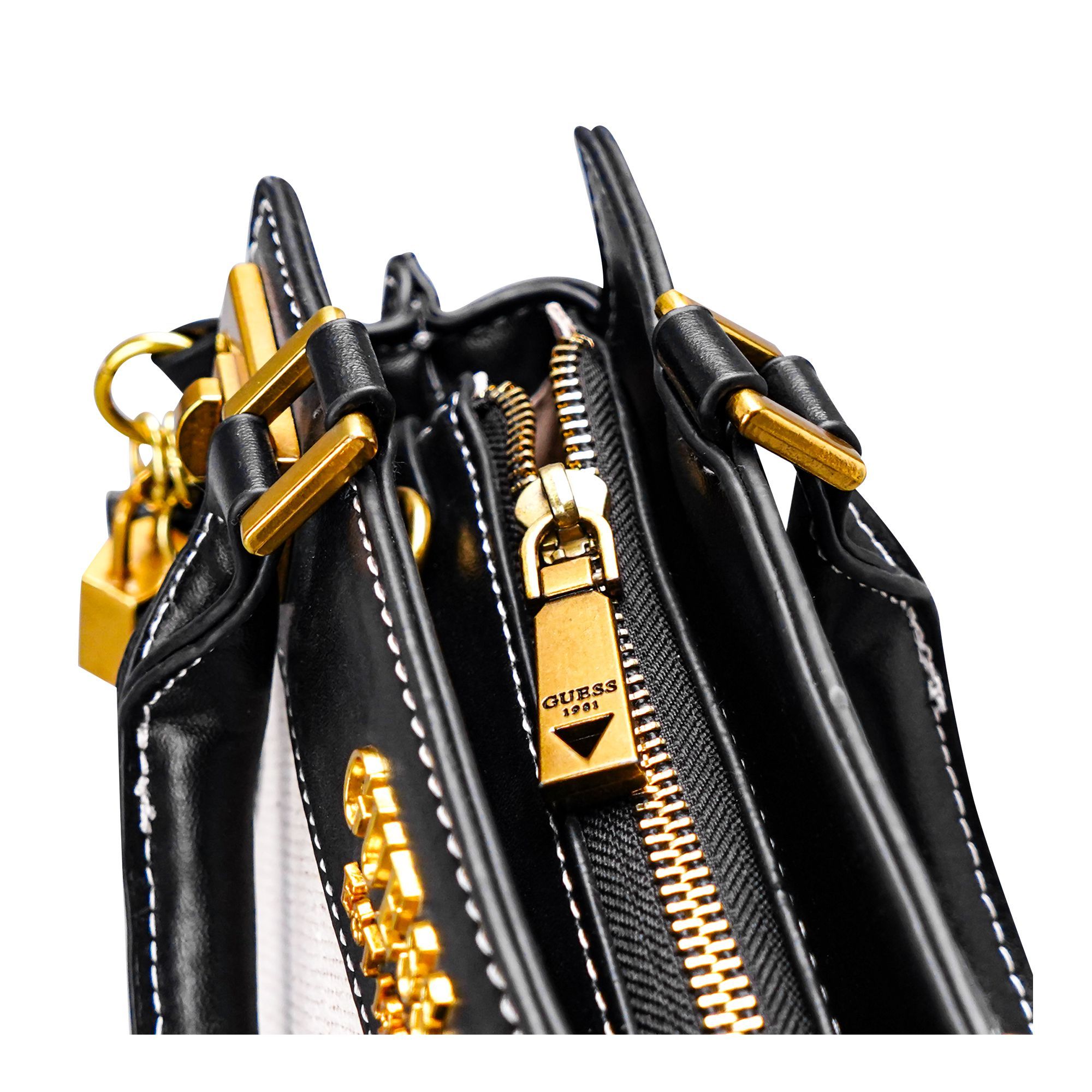 Purchase GS Hand Bag With Shoulder Strap, Black, MNO-3 Online at Best ...