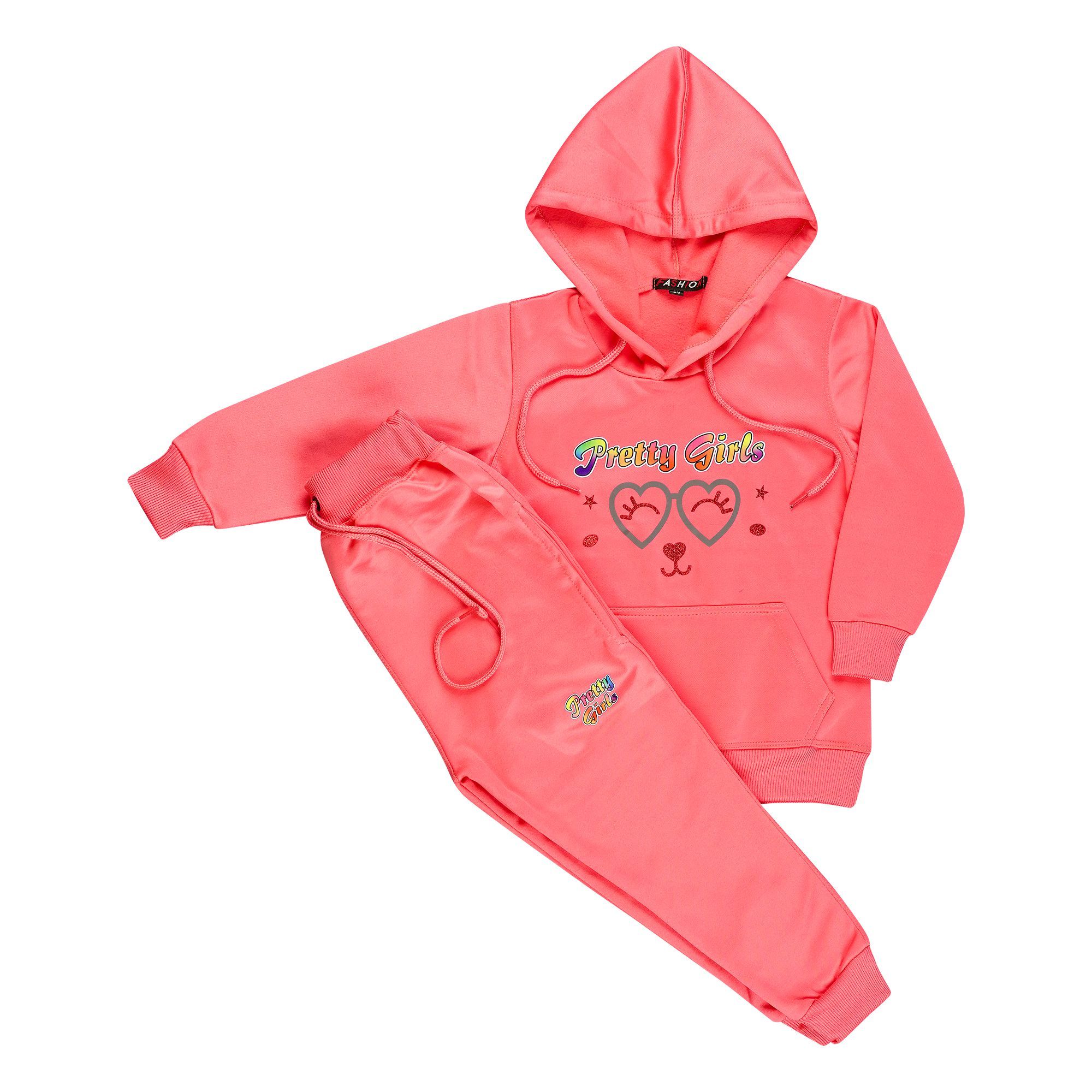 Order Pretty Girls Tracksuit With Hoodie and Trouser, Pink Online at ...