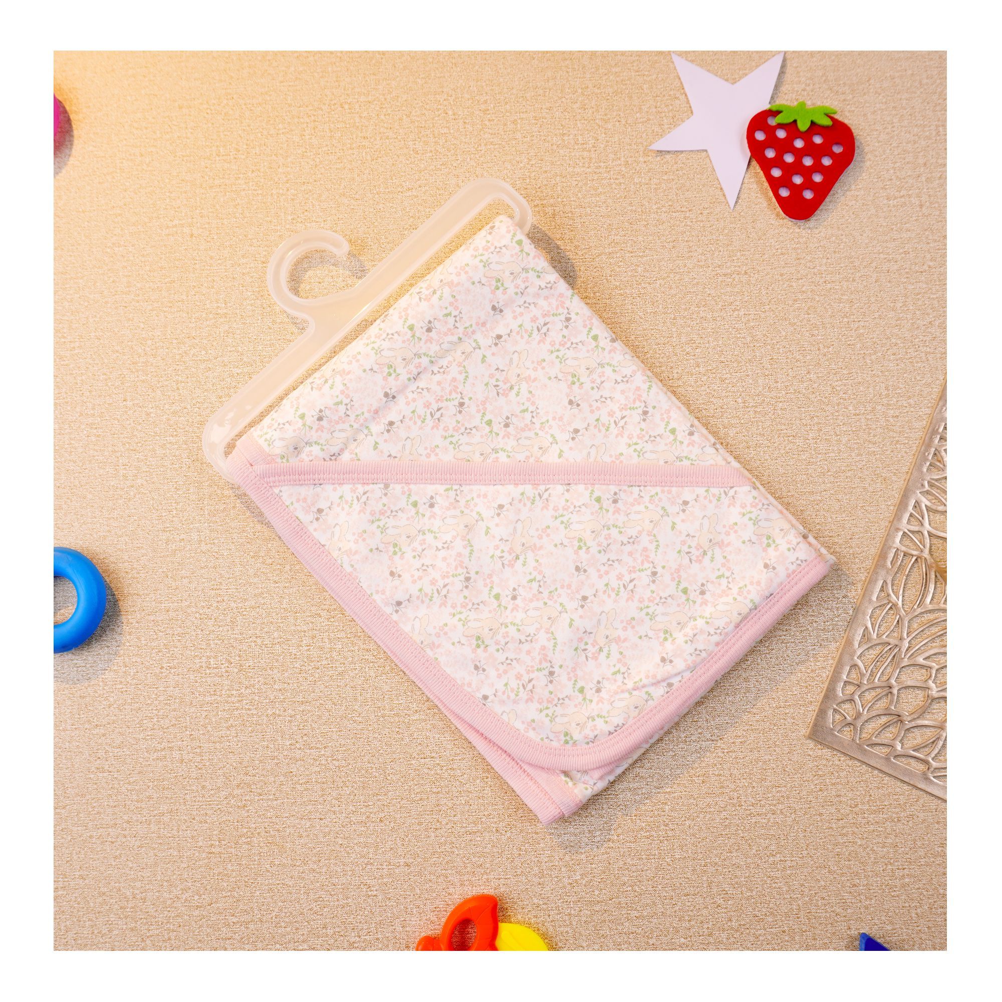 Kids Center Baby Hanger Wrapping Sheet, Soft Cotton Swaddle Blanket for ...