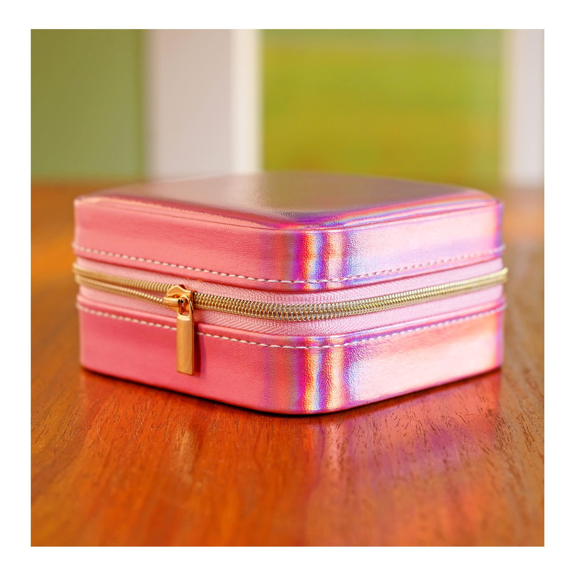 Mini Shiny Jewelry Storage Organizer Box For Rings, Earrings ...
