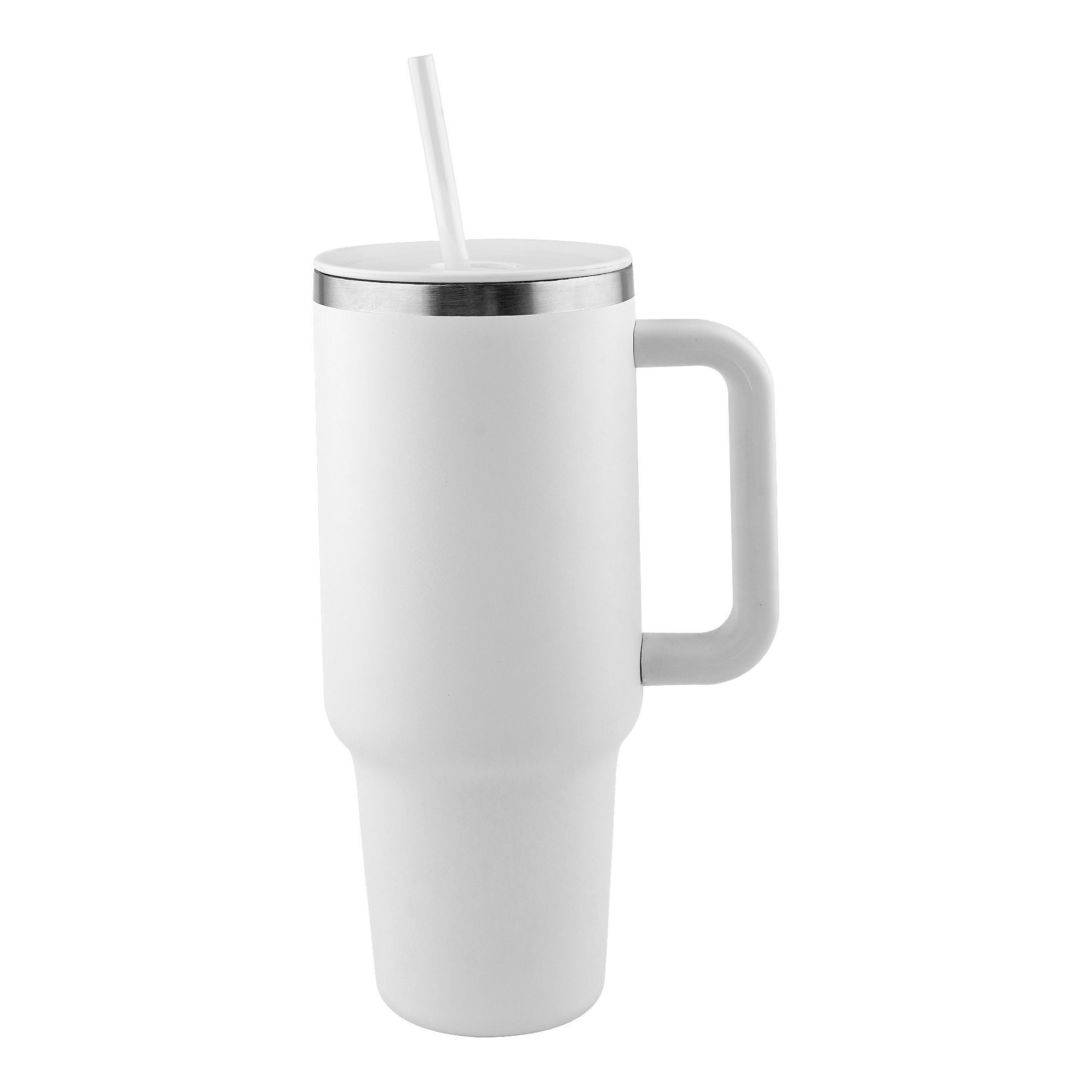 Stainless Steel Insulated Plain Tumbler, BPA Free, 1180ml, White