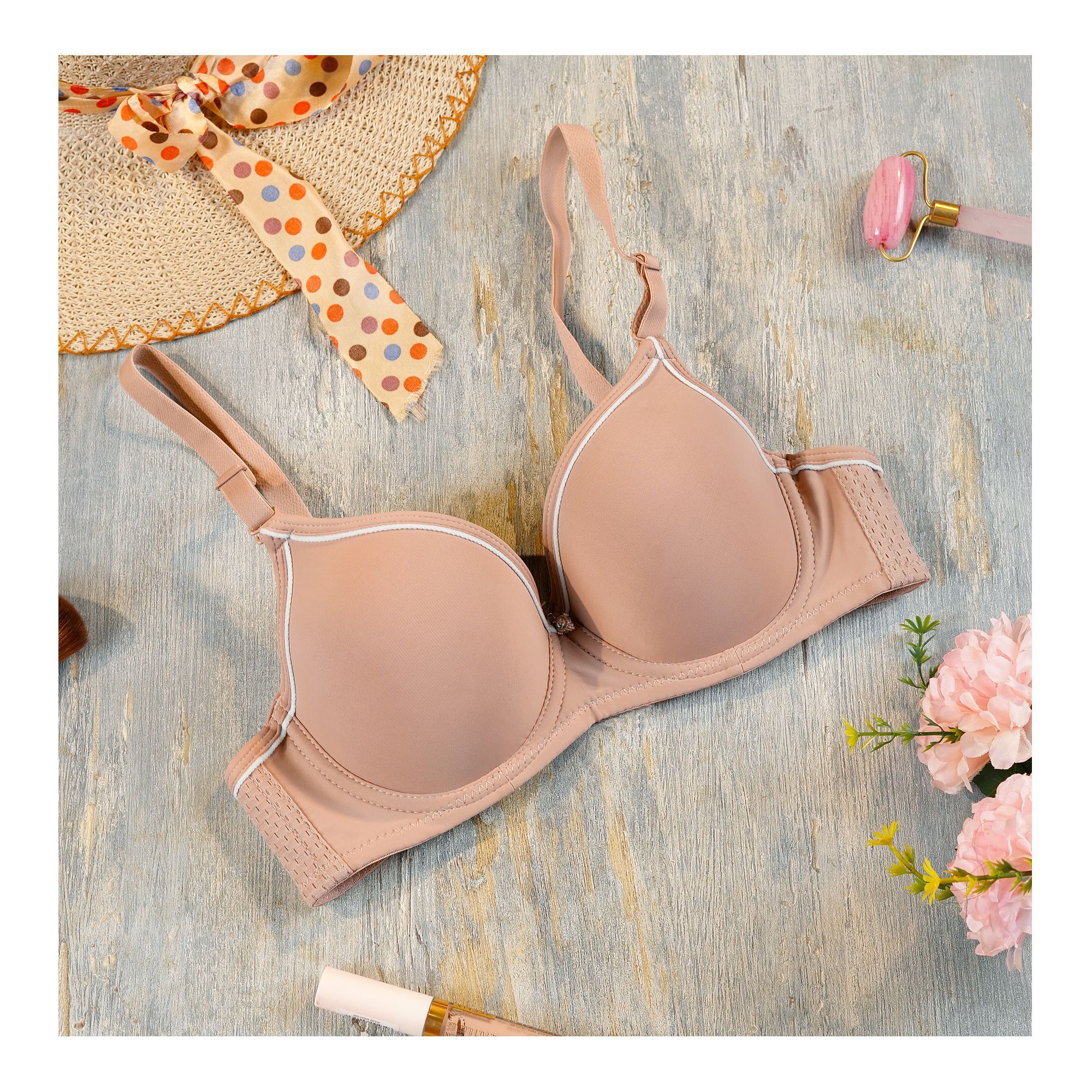 Sister Hood Thai Bra, Coffee Color, 3002