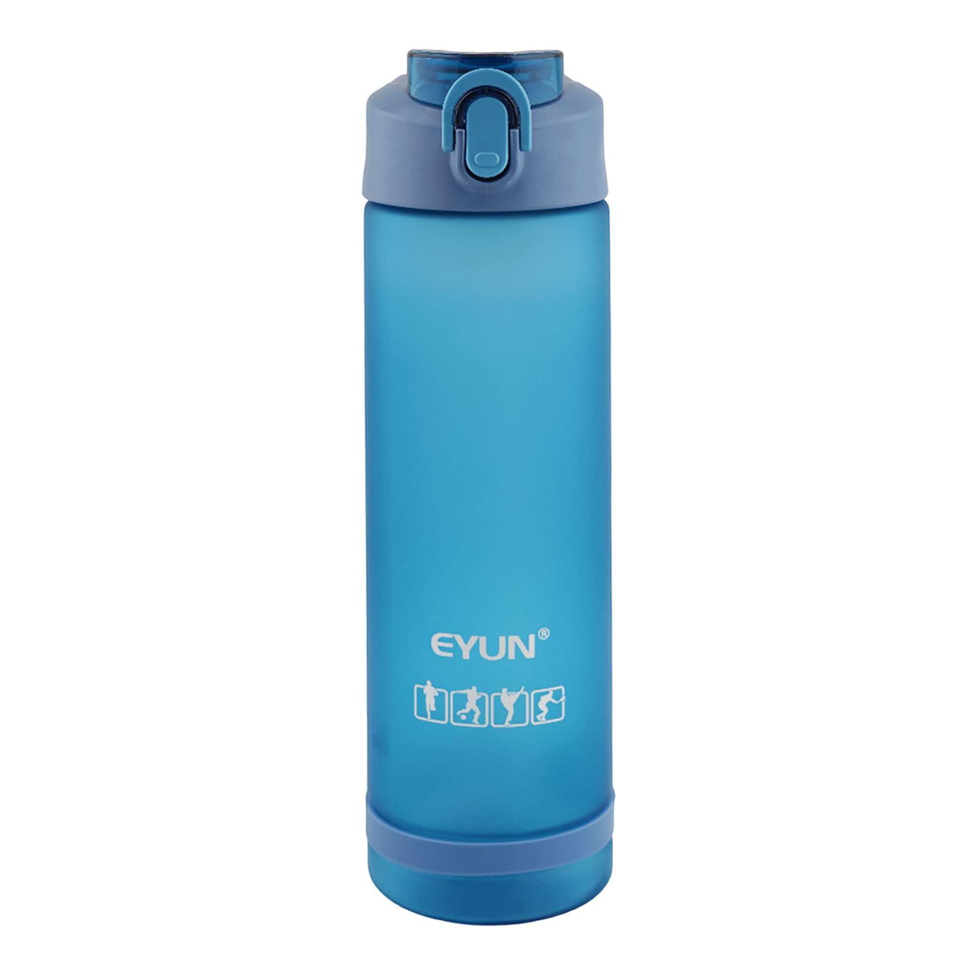 AJF Eyun Sports Plastic Water Bottle With Handle, Blue, SB-16, 850ml