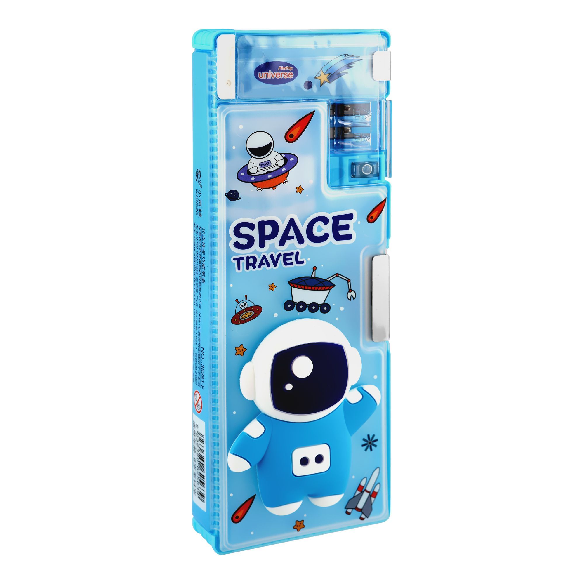 Pencil Box, Blue, 35281-F