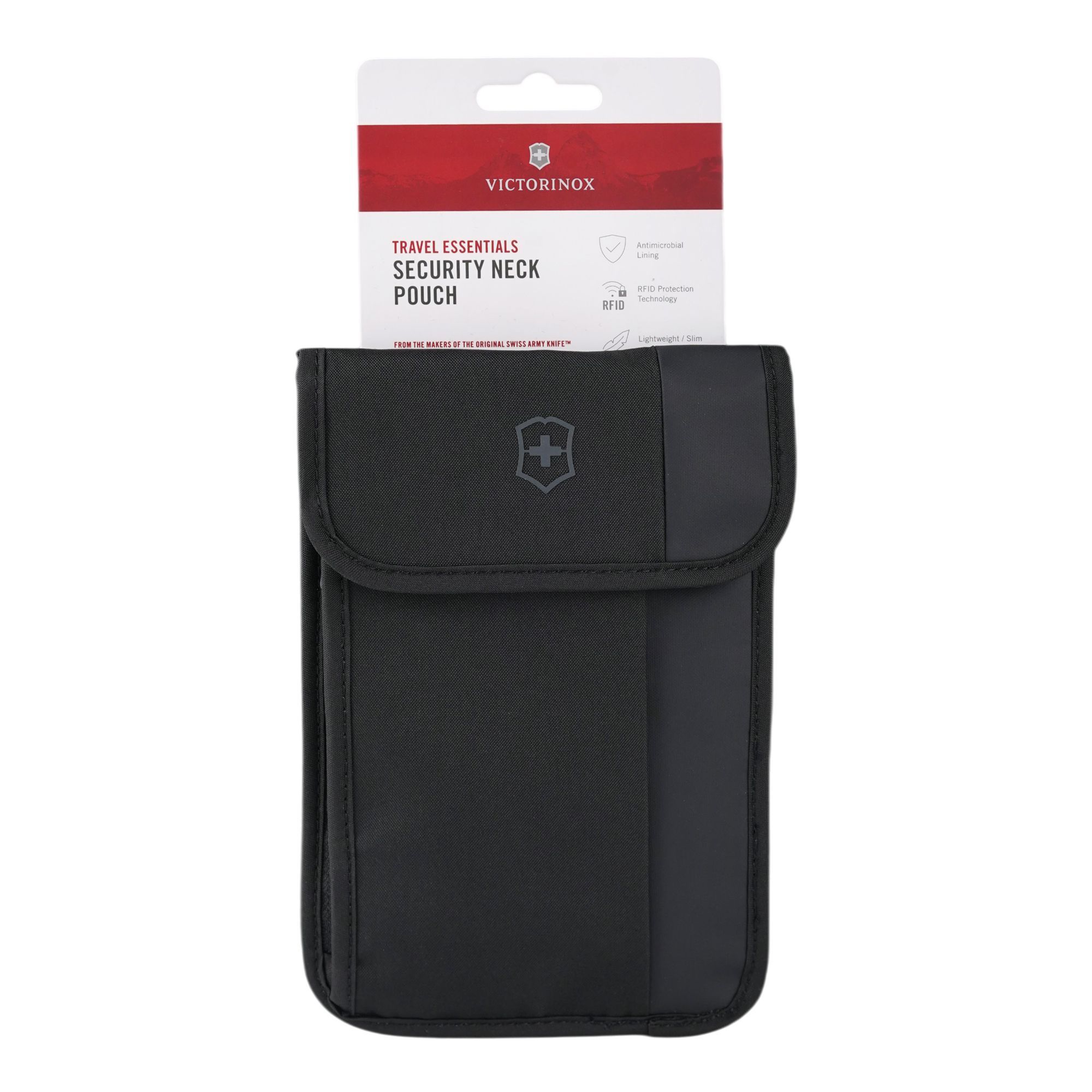 Victorinox Travel Essentials Security Neck Pouch, Black, 653378