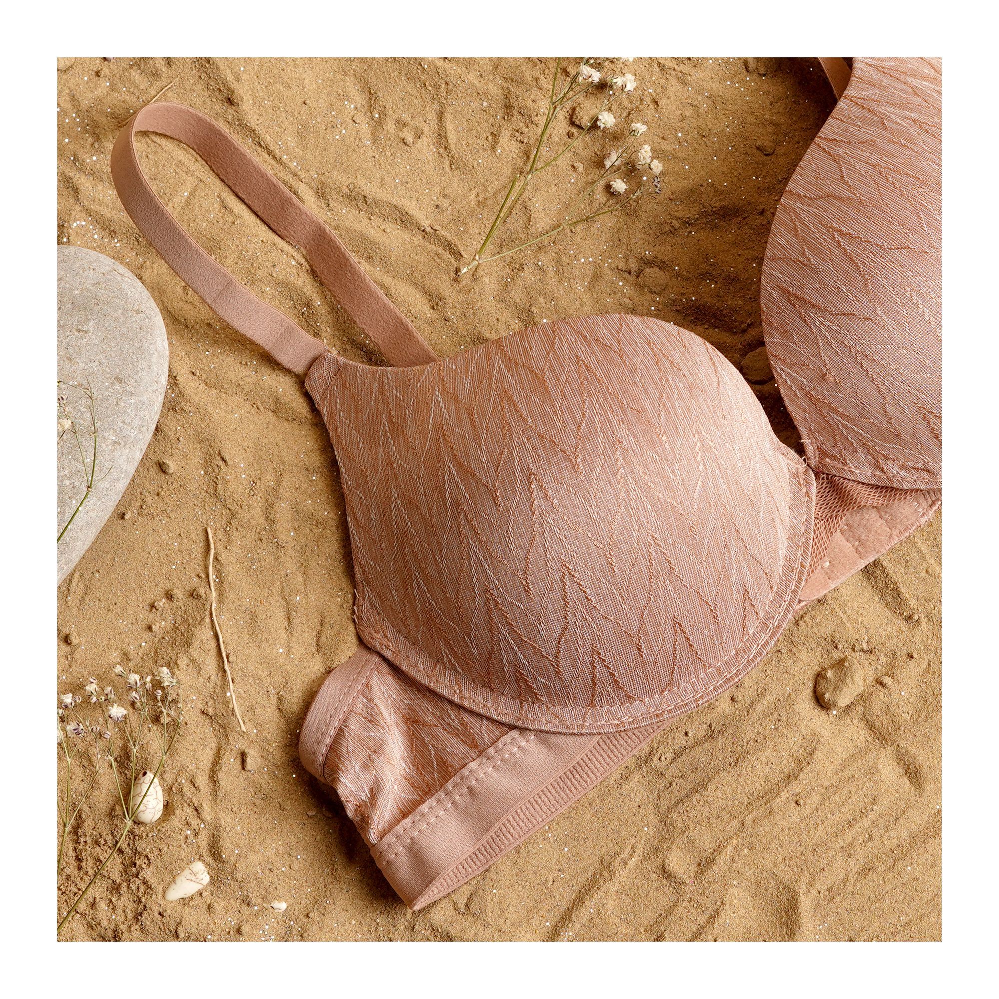 NG Fashion Women's Foam Bra, 34, Light Brown, 9686