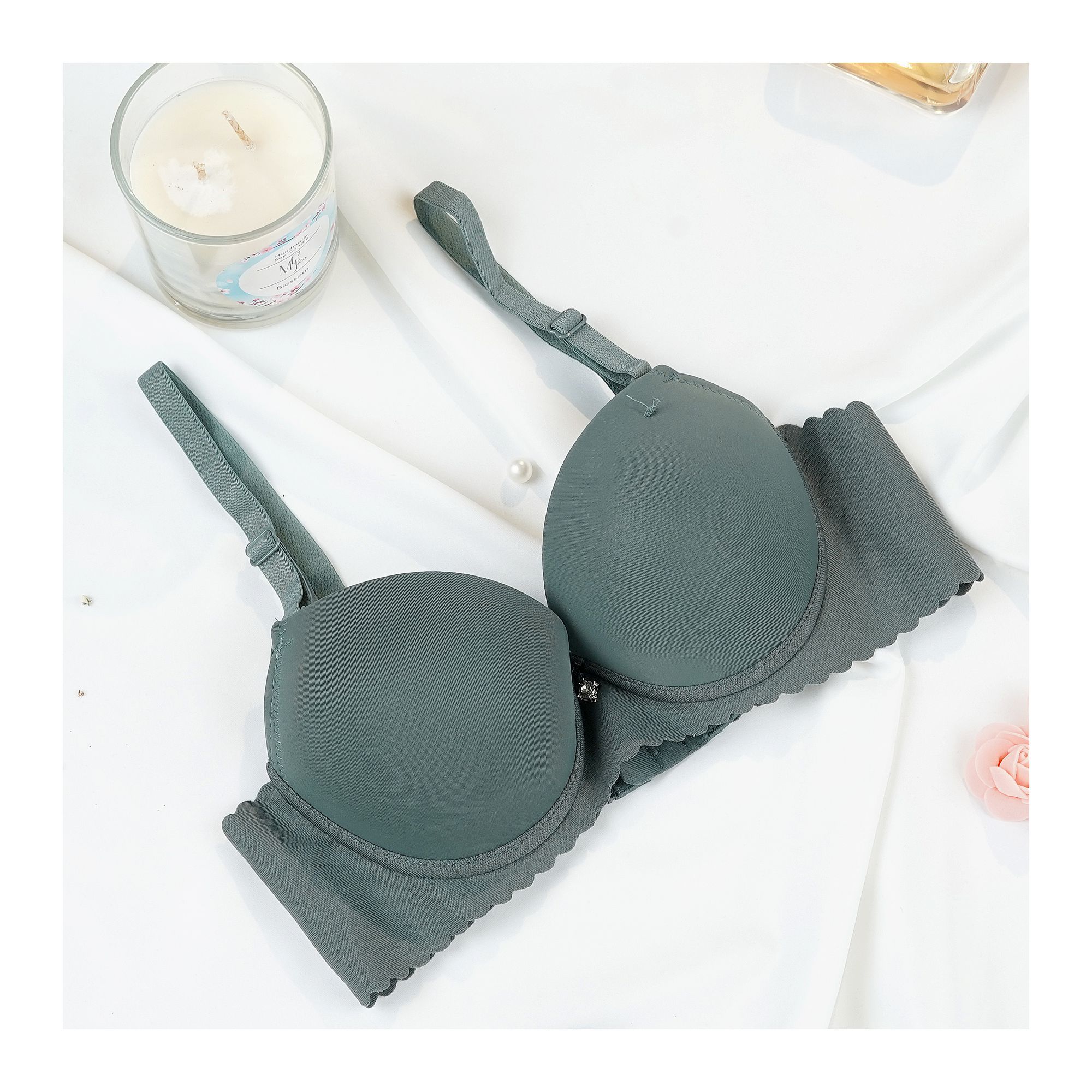 Flourish Women's Foam Bra, Olive, 1843