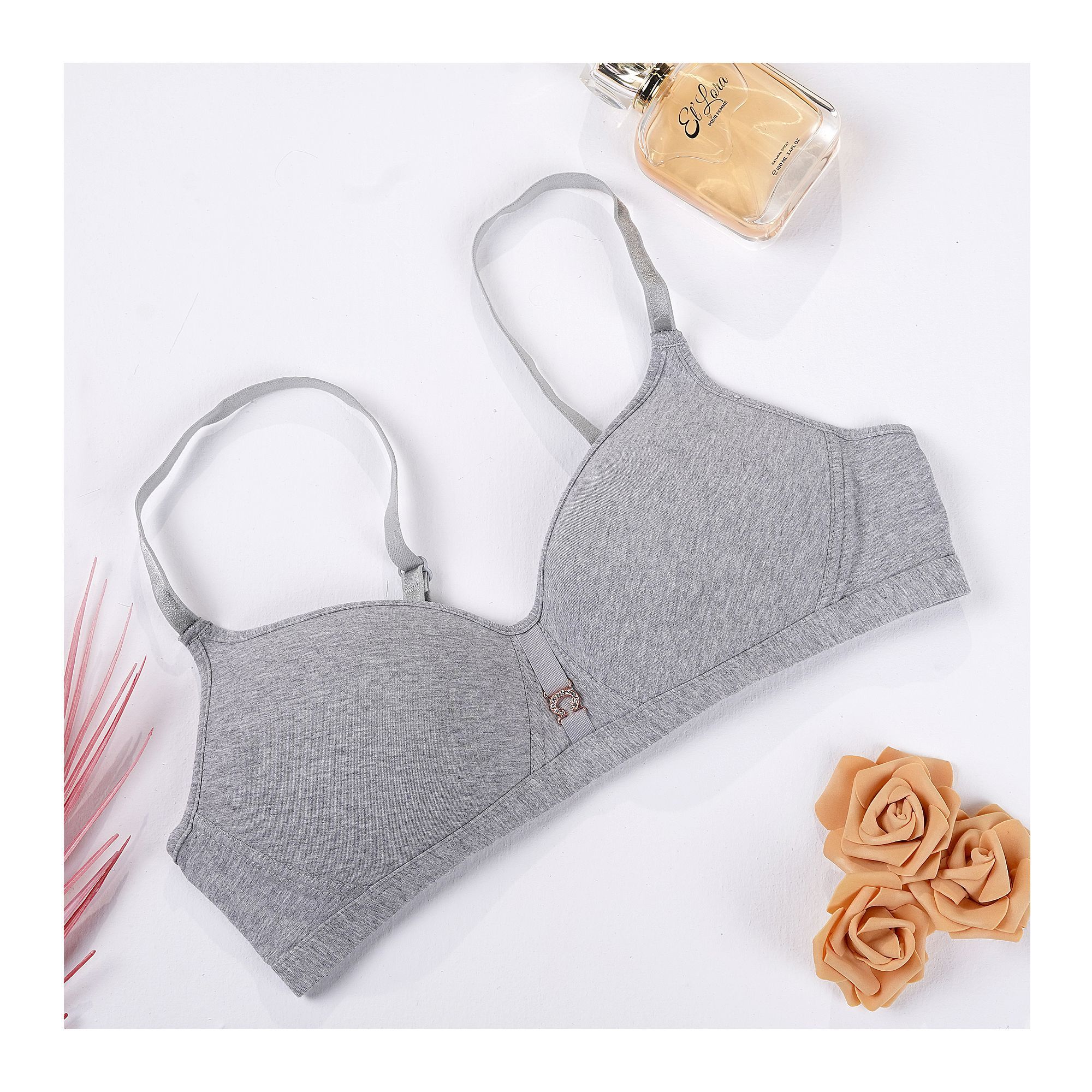 Flourish Women's Foam Bra, Silver, 688