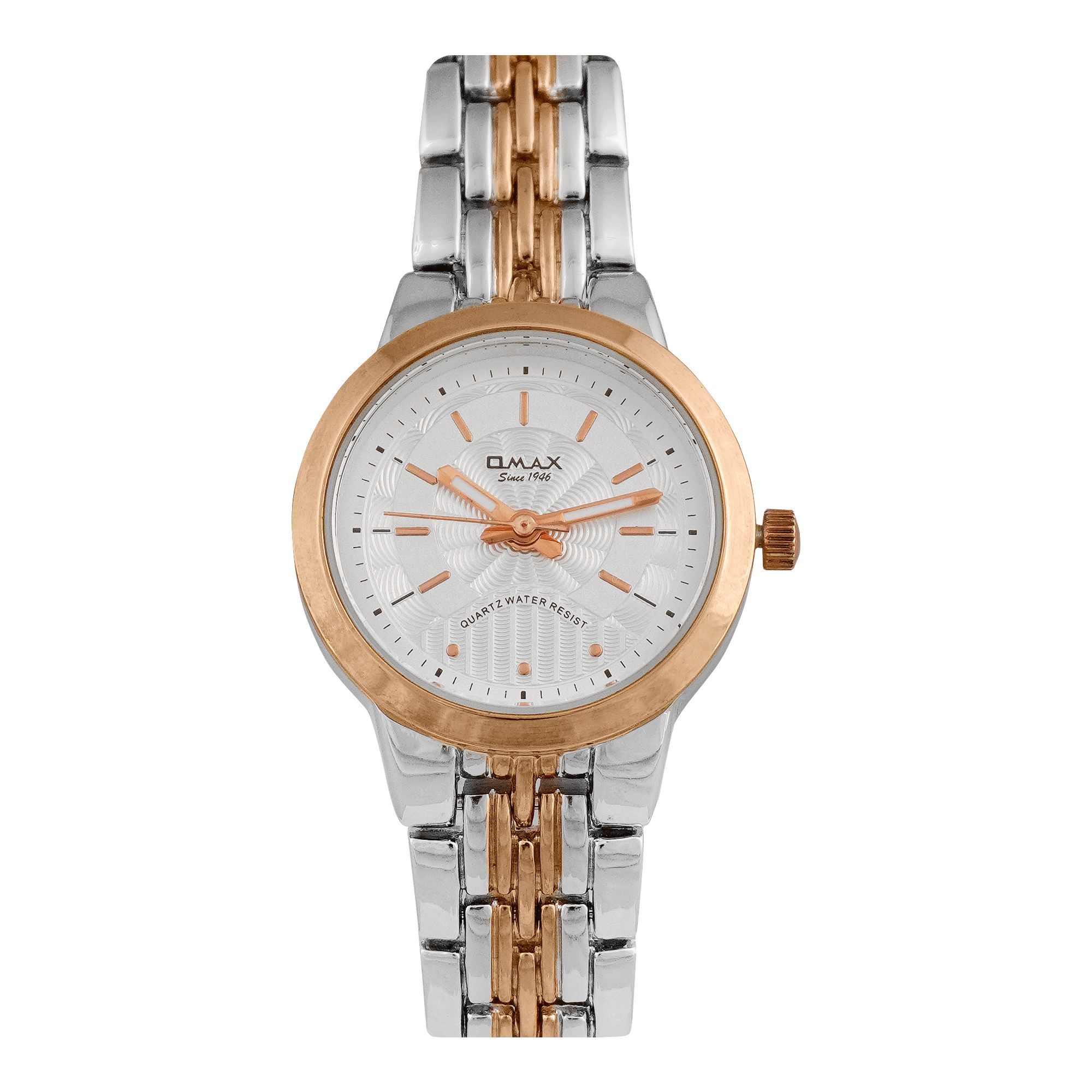 Buy Omax Women's Water Resistant Chronograph Chain Watch, 00HSA072N018 ...
