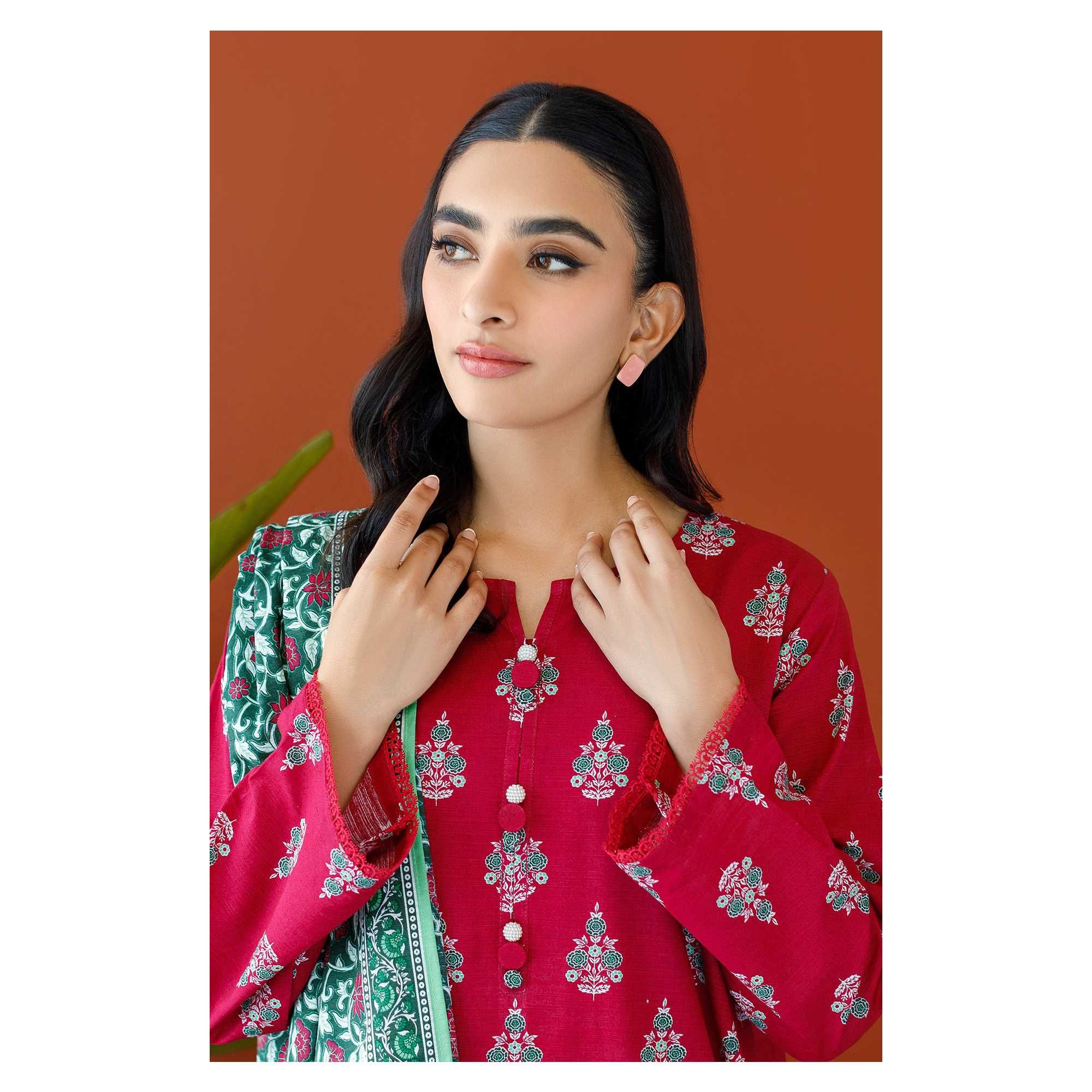 Purchase Orient Textile Unstitched 3 Piece Printed Khaddar Shirt, Khaddar Pant & Khaddar Dupatta ...