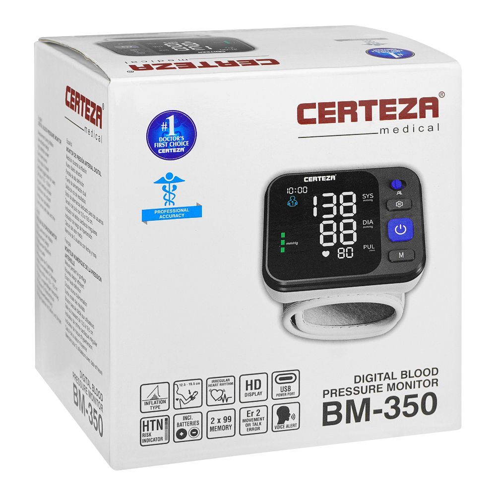 Order Certeza Digital Blood Pressure Monitor, BM-350 Online at Best Price in Pakistan - Naheed.pk
