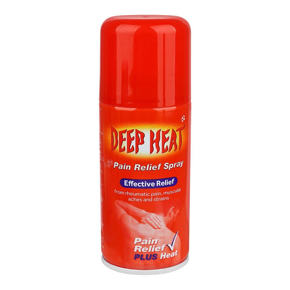 Order Deep Heat Pain Relief Spray, For Muscular Aches and Strains ...