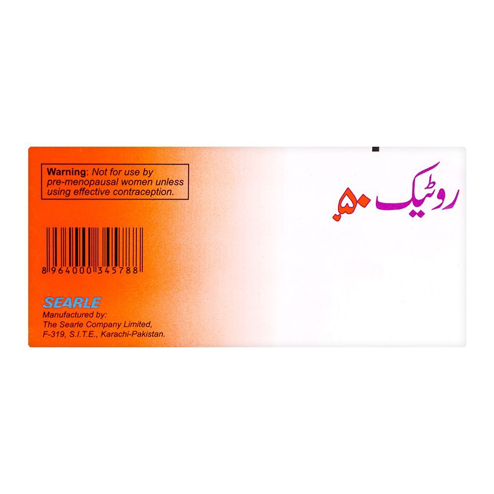 Order Searle Rotec Tablet, 50mg, 1-Strip Online at Best Price in ...