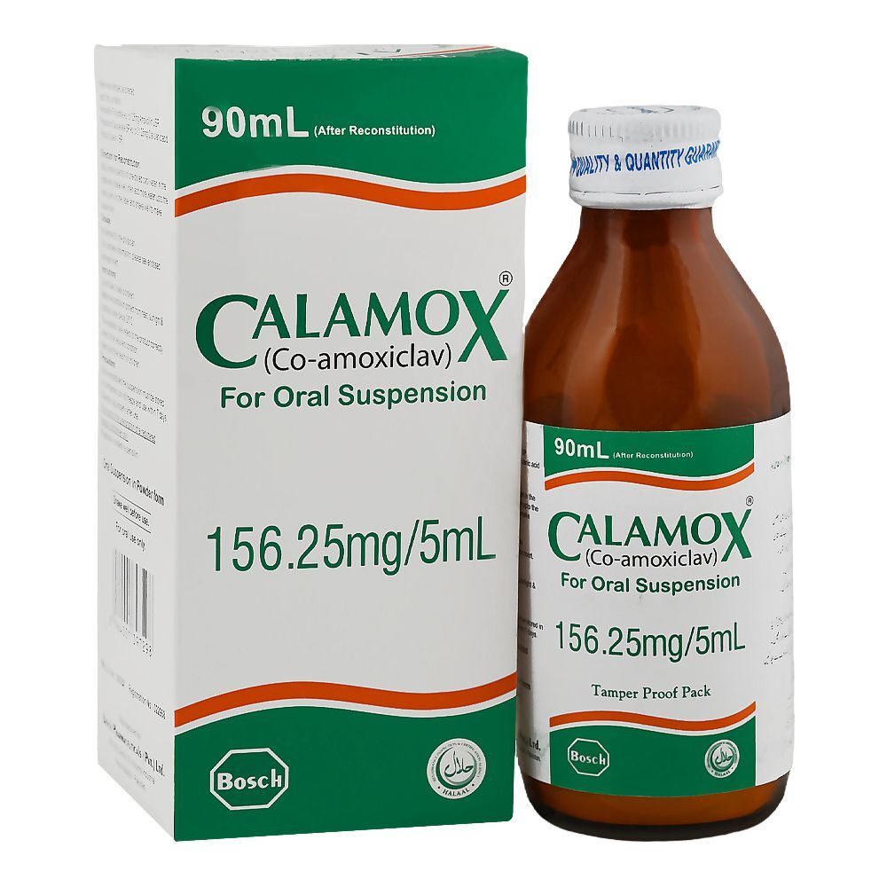 Bosch Pharmaceuticals Calamox Syrup, 156.25mg/5ml, 90ml
