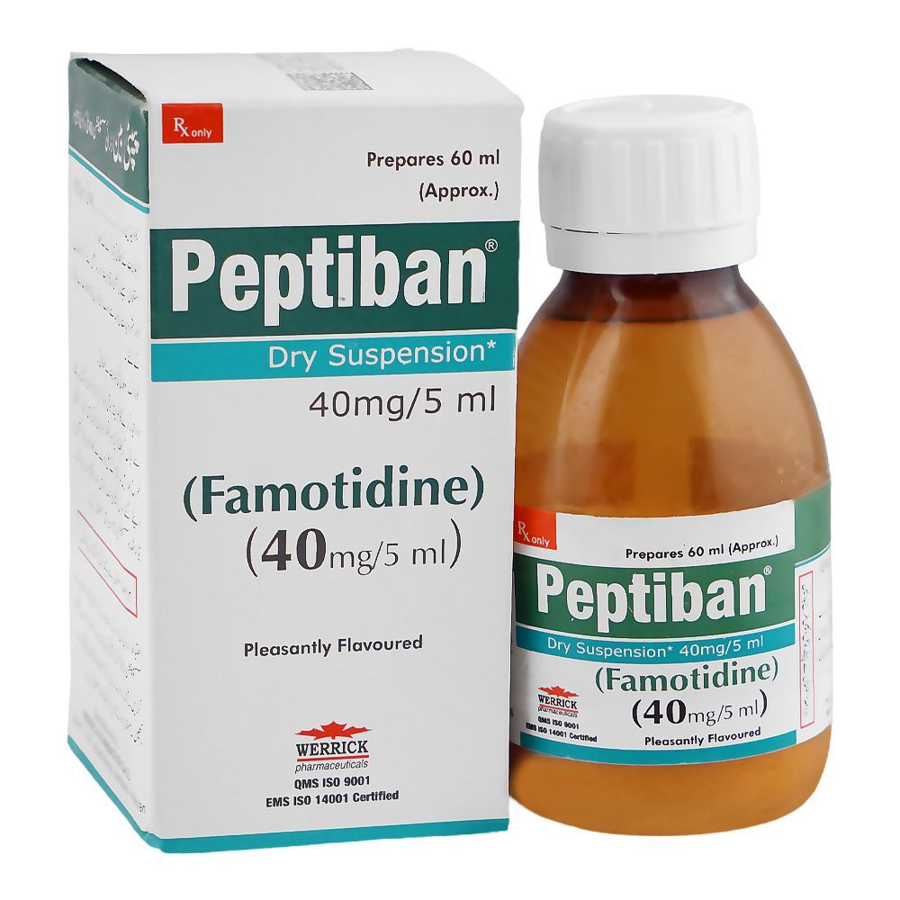 Werrick Pharmaceuticals Peptiban Suspension Syrup, 60ml
