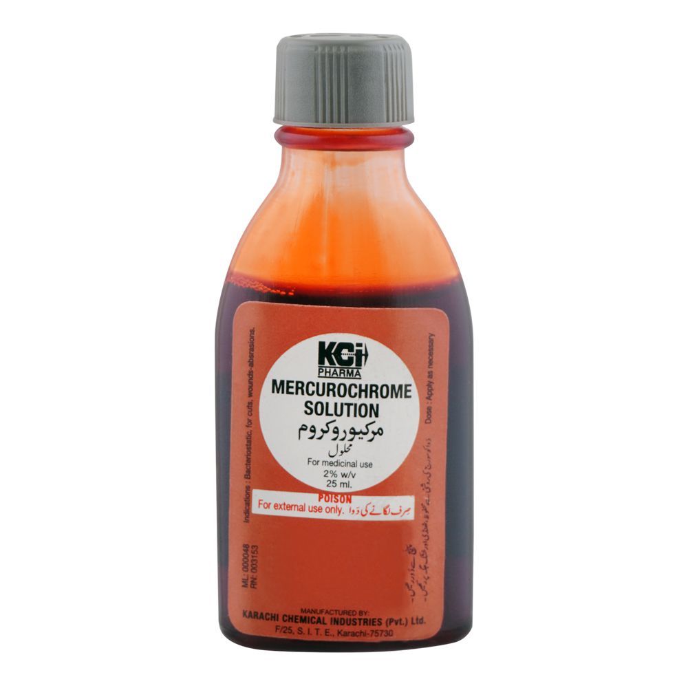 Purchase KCI Pharma Mercurochrome Solution, 25ml Online at Best Price ...