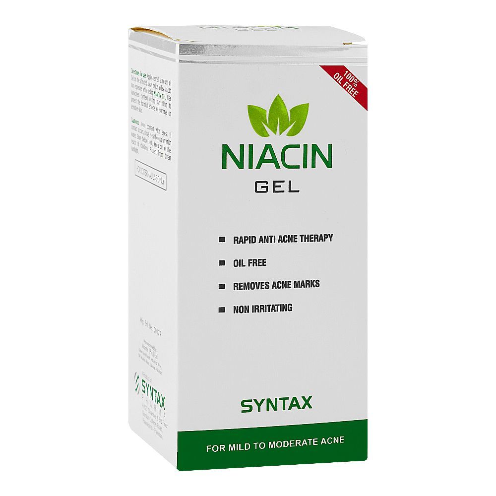 Syntax Pharmaceuticals Niacin Gel, Oil Free, 30g