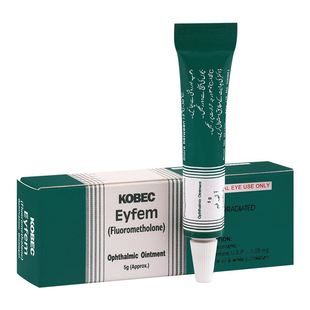 Purchase Kobec Pharmaceutical Eyefem Eye Ointment, 5g Online at Best Price in Pakistan - Naheed.pk