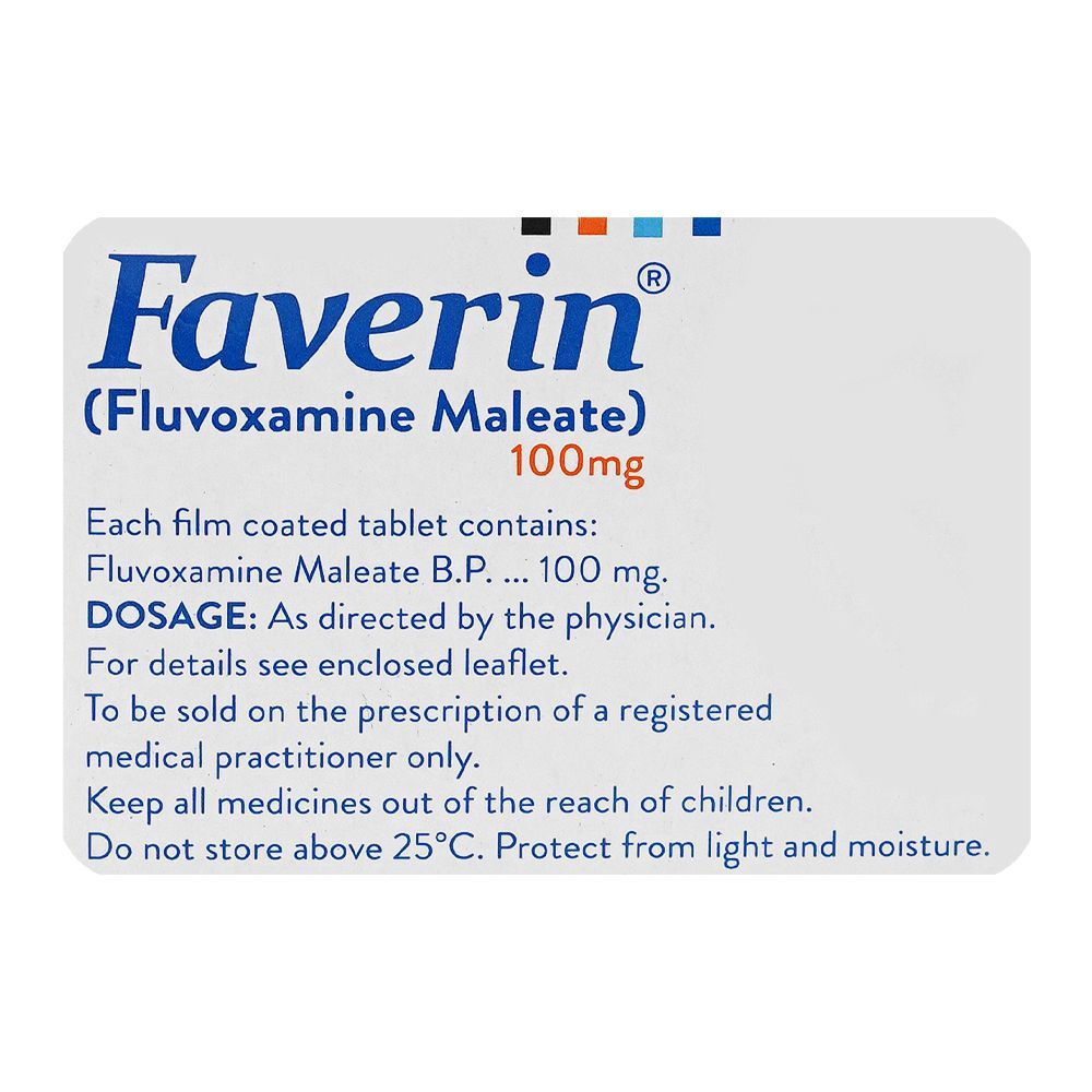 Abbott Faverin Tablet, 100mg, 10-Pack