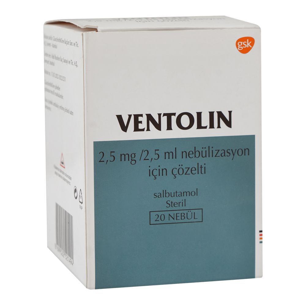 GSK Ventolin Nebules 2.5mg, For Nebulization