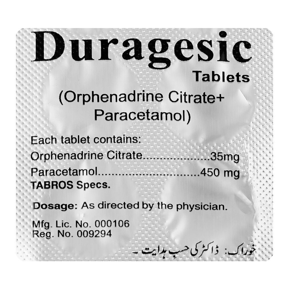 Tabros Pharma Duragesic Tablet, 1-Strip