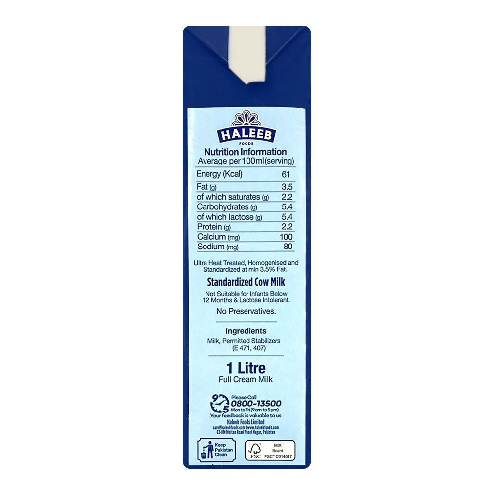 Buy Haleeb Milk, 1 Liters Online at Special Price in Pakistan - Naheed.pk