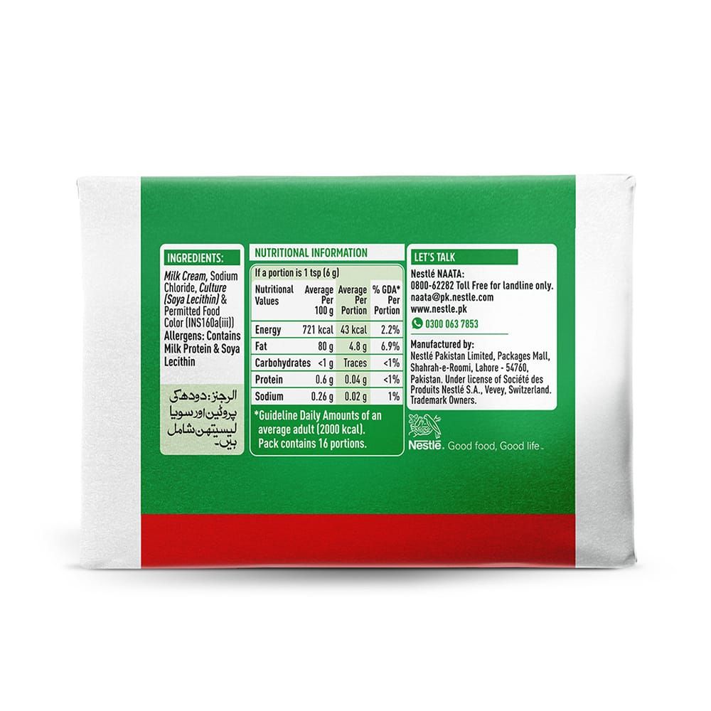 Order Nestle Milkpak Dairy Butter, Salted, 100g Online at Special Price ...