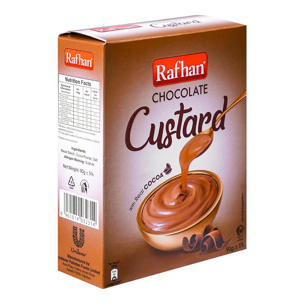 Purchase Rafhan Custard Chocolate, 90g Online at Special Price in ...