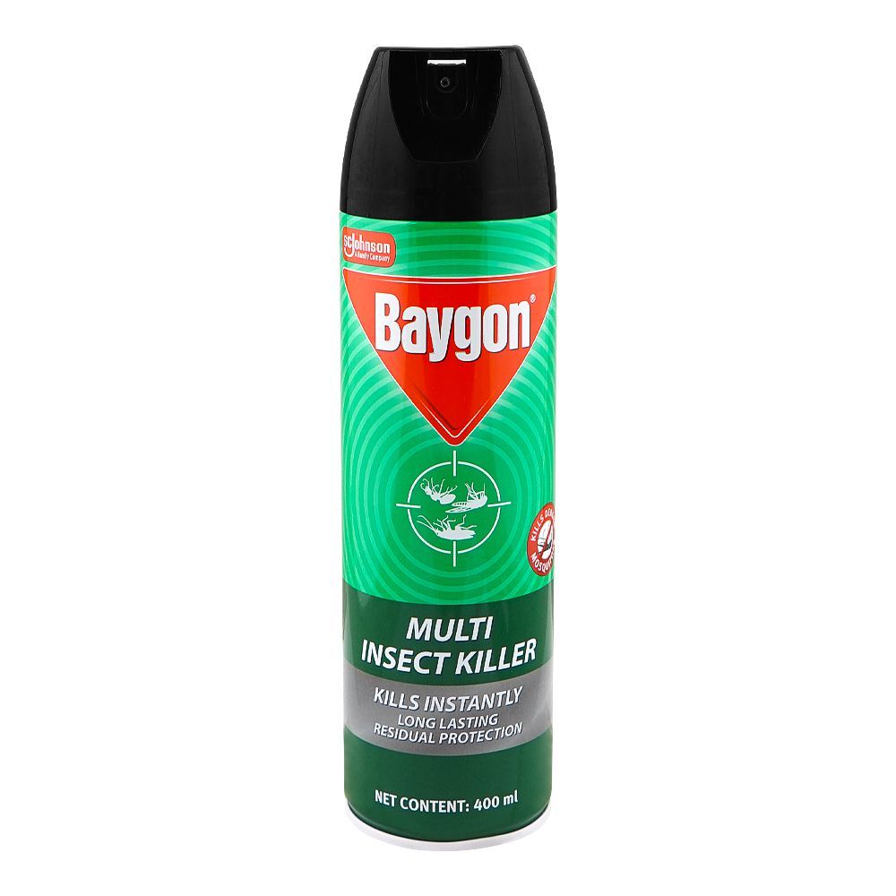 Baygon Multi Insect Killer Spray, 400ml