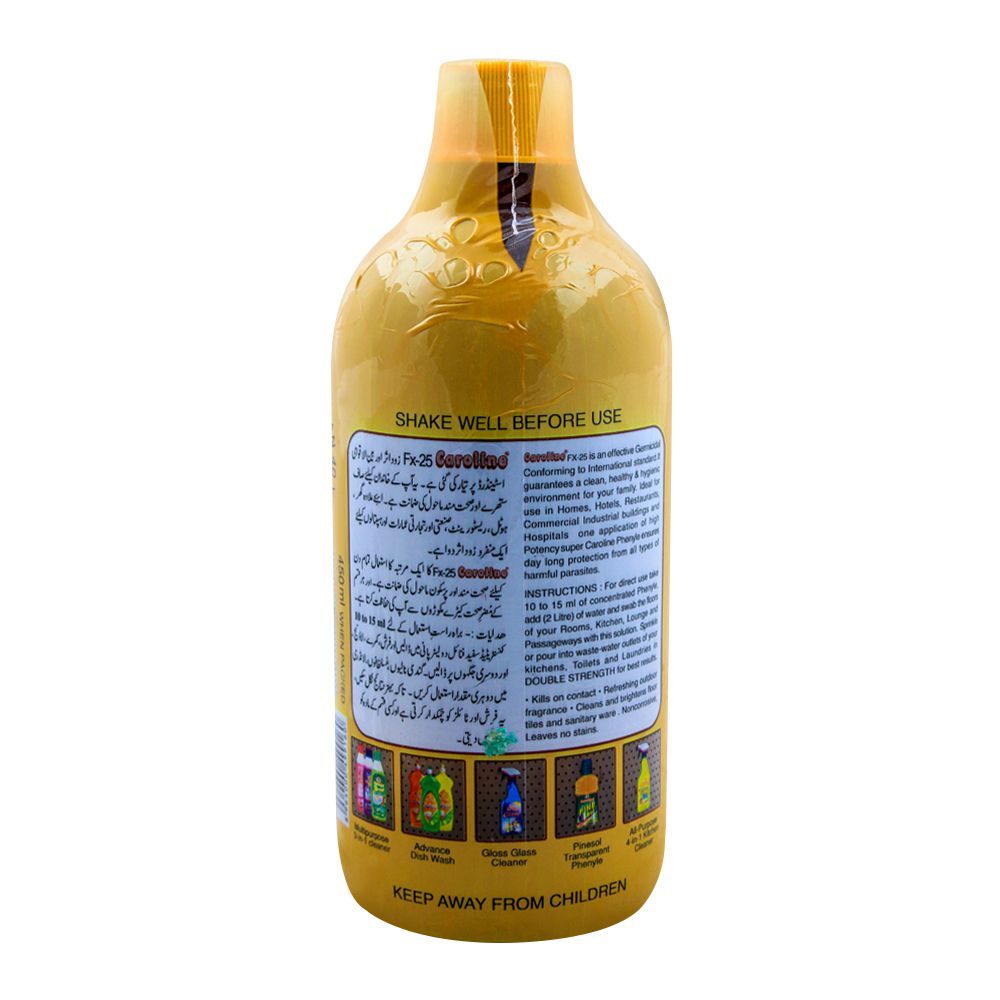 Buy Caroline White Perfumed Phenyle, FX-25, Concentrated, 450ml Online ...