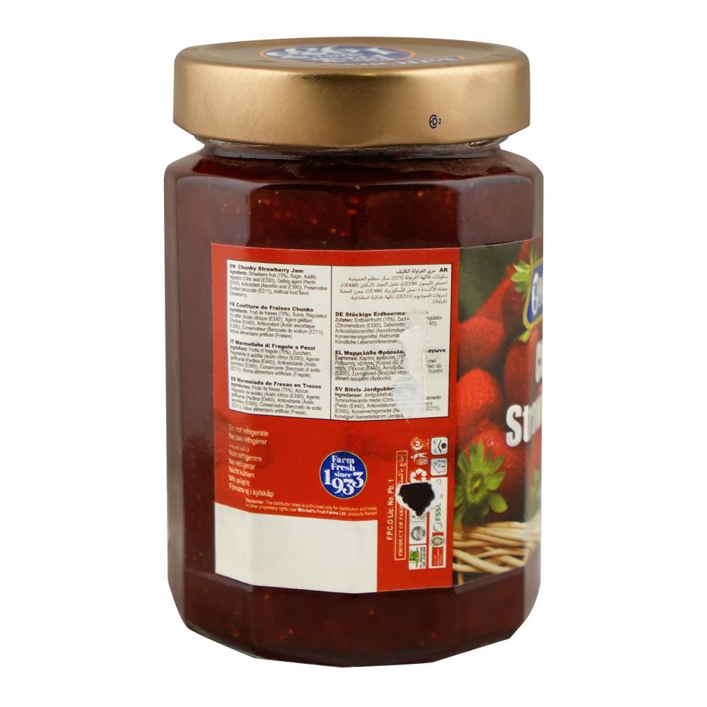 Mitchell's Chunky Strawberry Jam, 410g