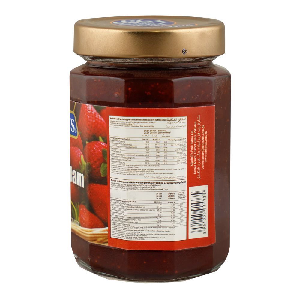 Mitchell's Chunky Strawberry Jam, 410g